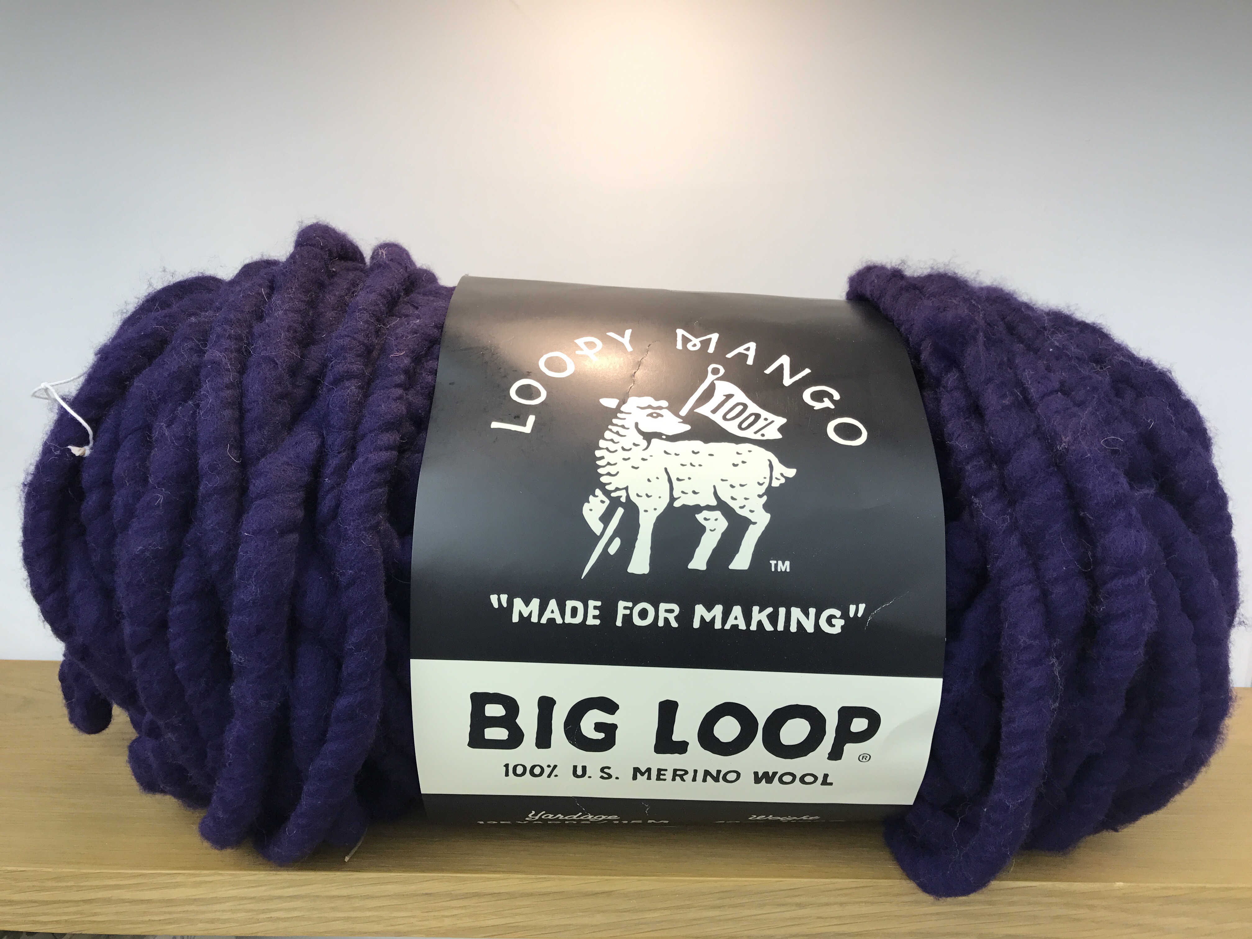 Big Loop Yarn Merino Wool Yarn In The Works